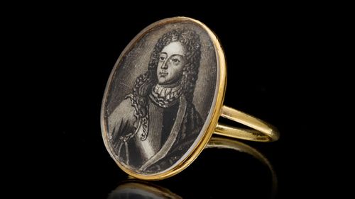A Rare and Early Jacobite Portrait Ring